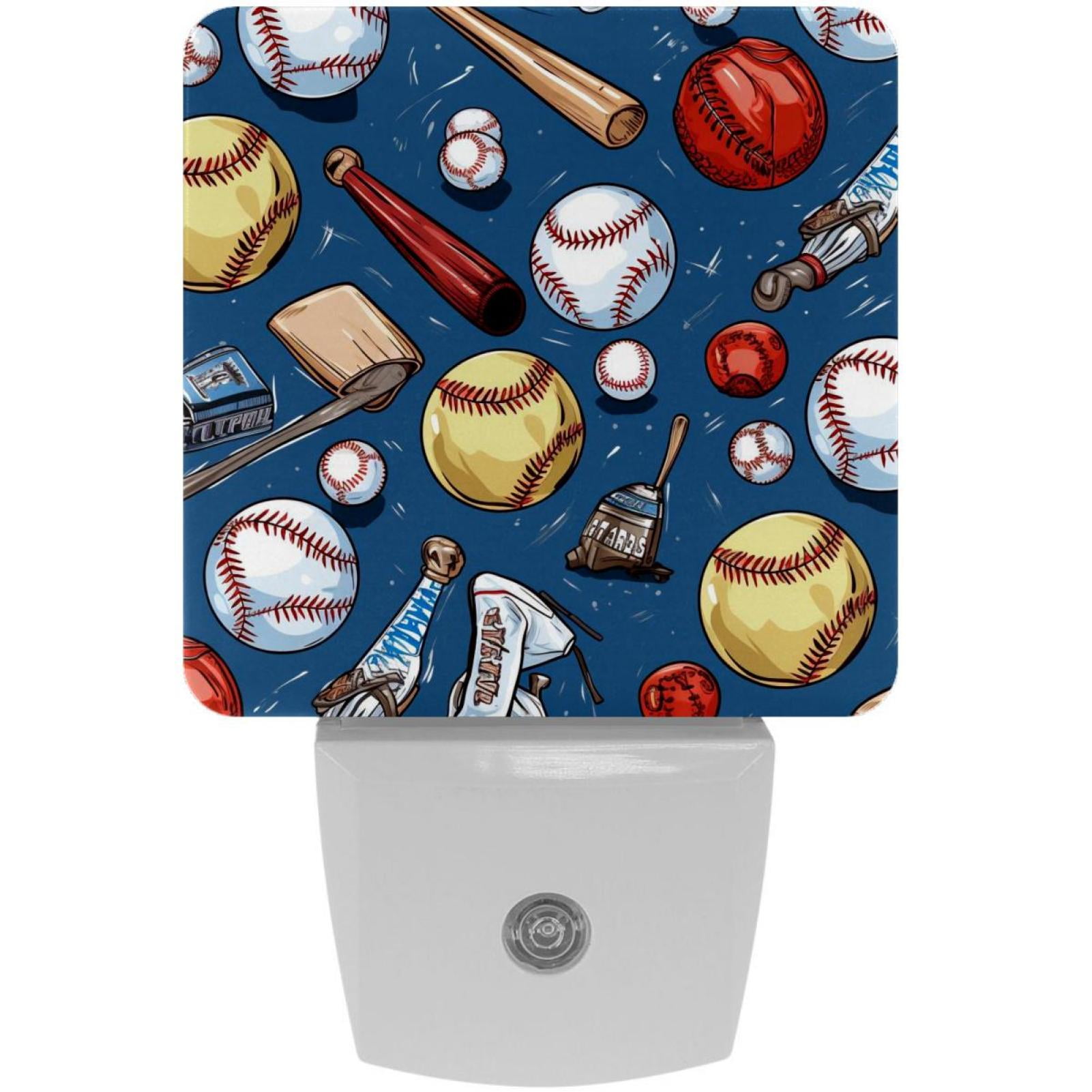 Baseball LED Square Night Lights- Energy Efficient and Stylish ...