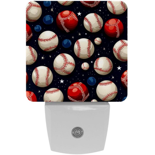 Baseball LED Square Night Lights- Energy Efficient and Stylish ...