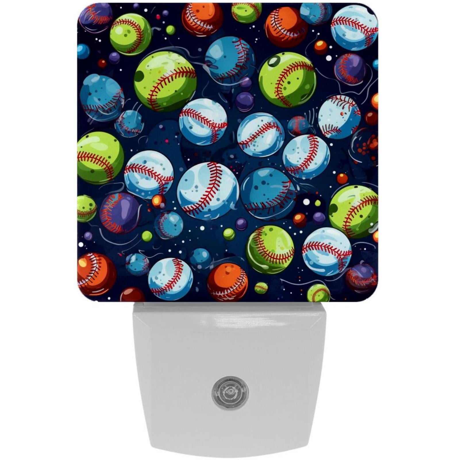 Baseball LED Square Night Lights - Energy Efficient and Stylish Room ...