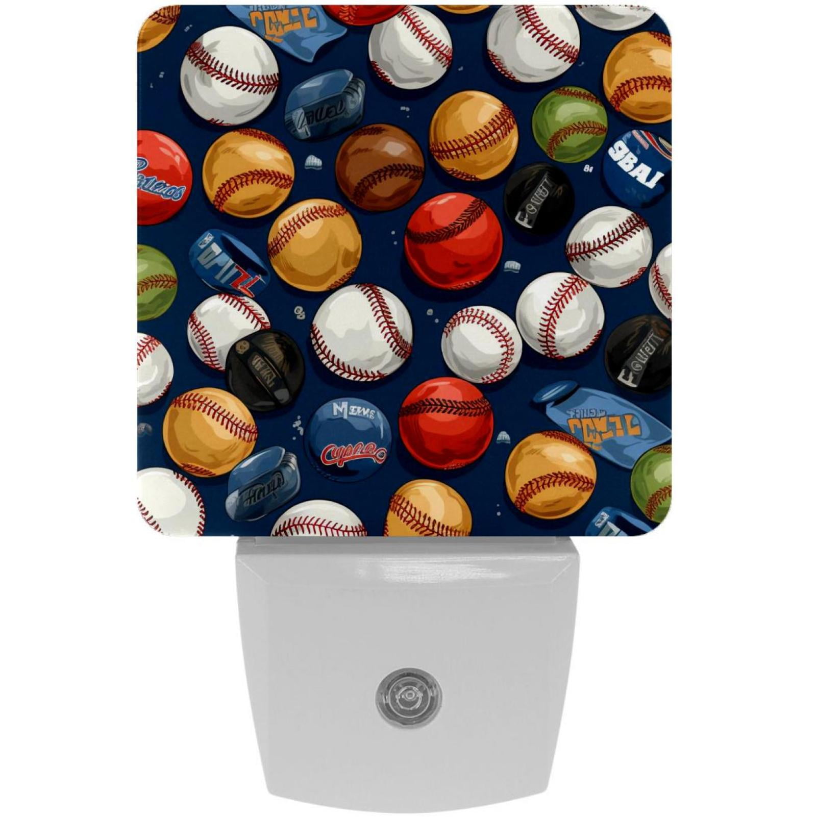 Baseball LED Square Night Lights - Modern and Energy Efficient Room ...