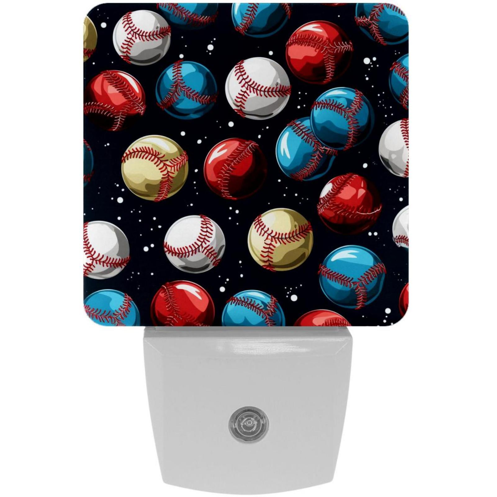 Baseball LED Square Night Lights - Modern and Energy Efficient Room ...