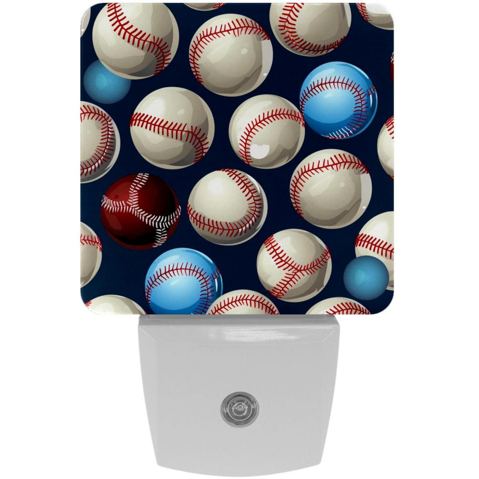 Baseball LED Square Night Lights - Stylish and Energy-Efficient Room ...