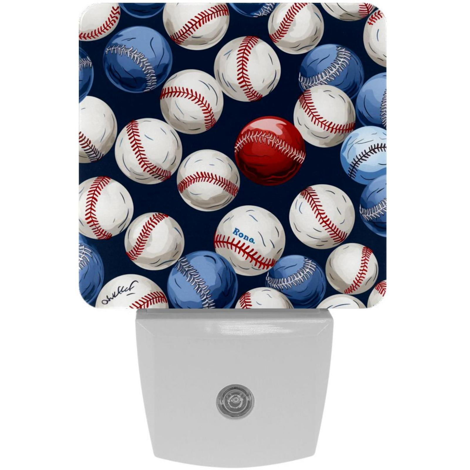 Baseball LED Square Night Lights - Stylish and Energy-Efficient Room ...