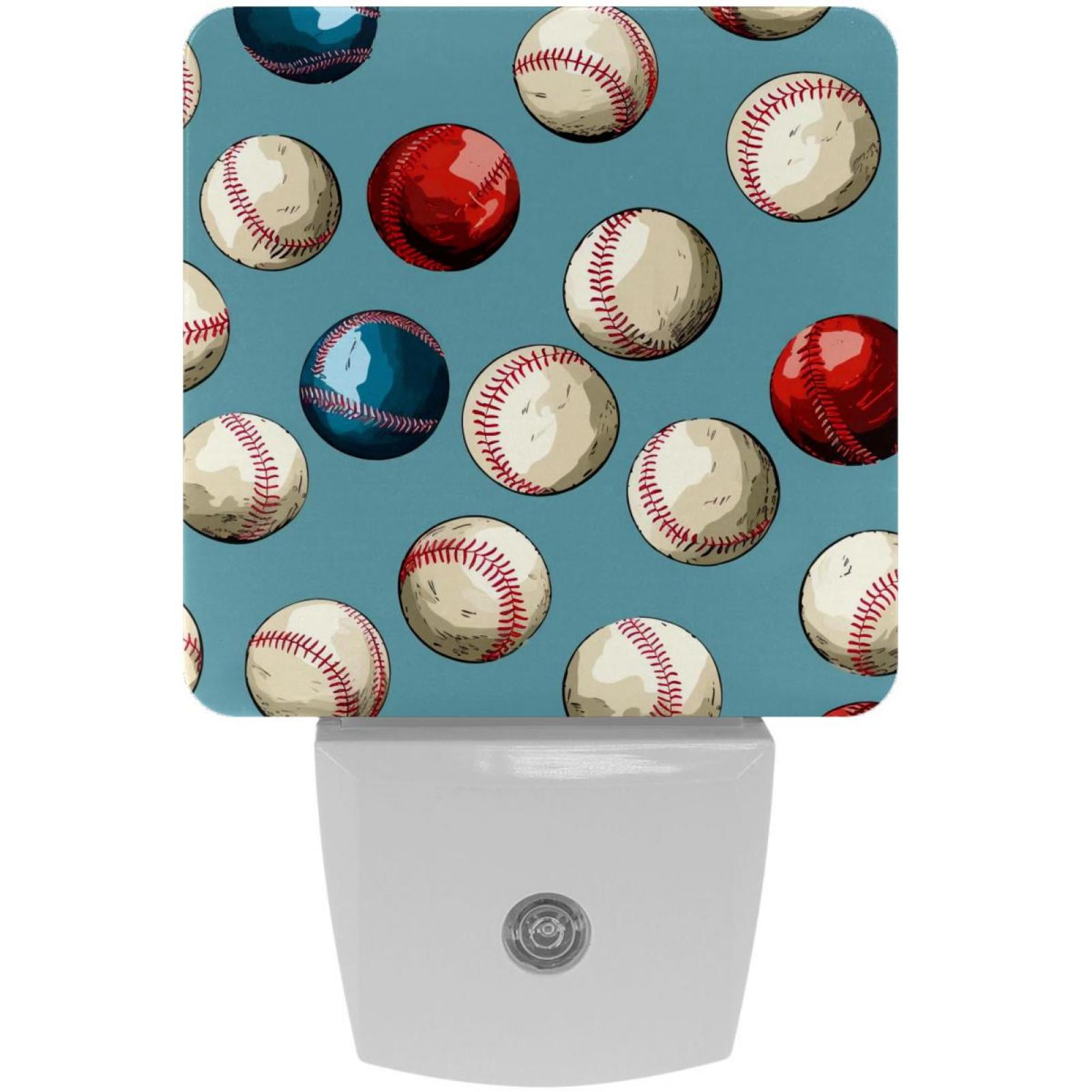 Baseball LED Square Night Lights - Stylish and Energy-Efficient Room ...