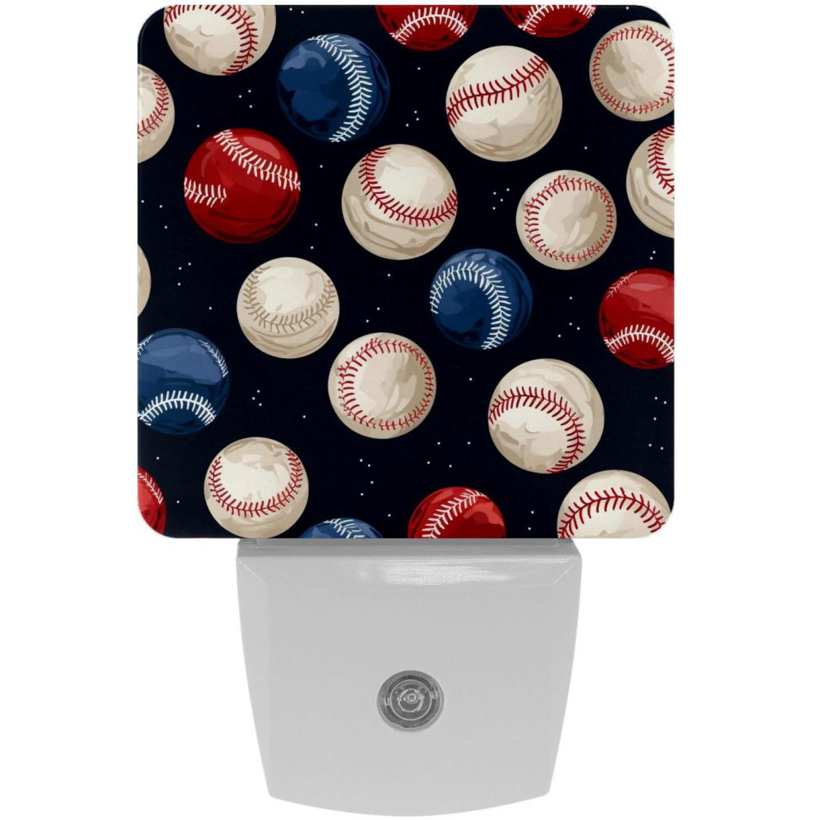 Baseball LED Square Night Lights - Stylish and Energy-Efficient Room ...