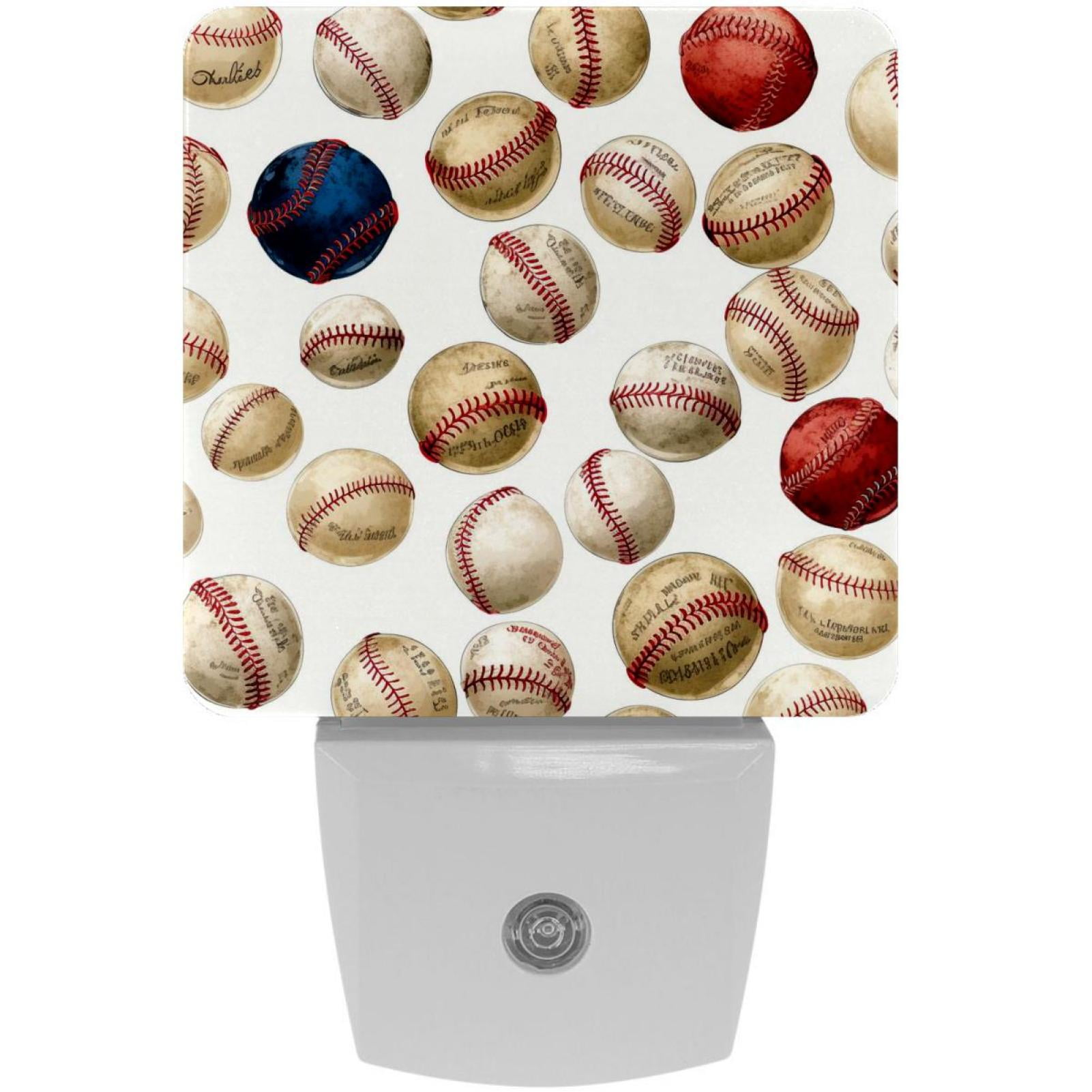 Baseball LED Square Night Lights - Stylish and Functional Nightlight ...