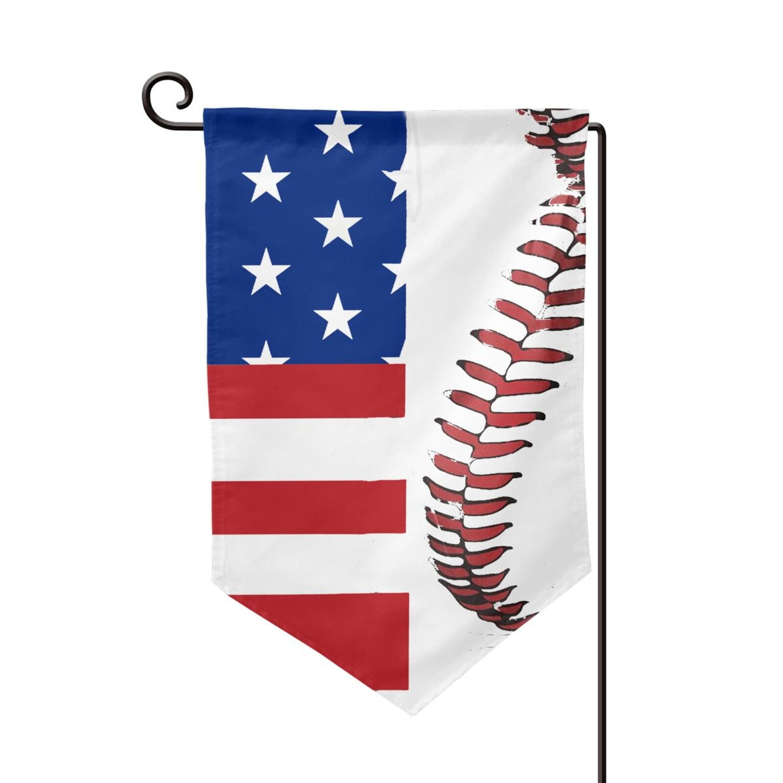 Baseball Lace Flag Garden Flag Vertical Double Sided Yard Outdoor ...