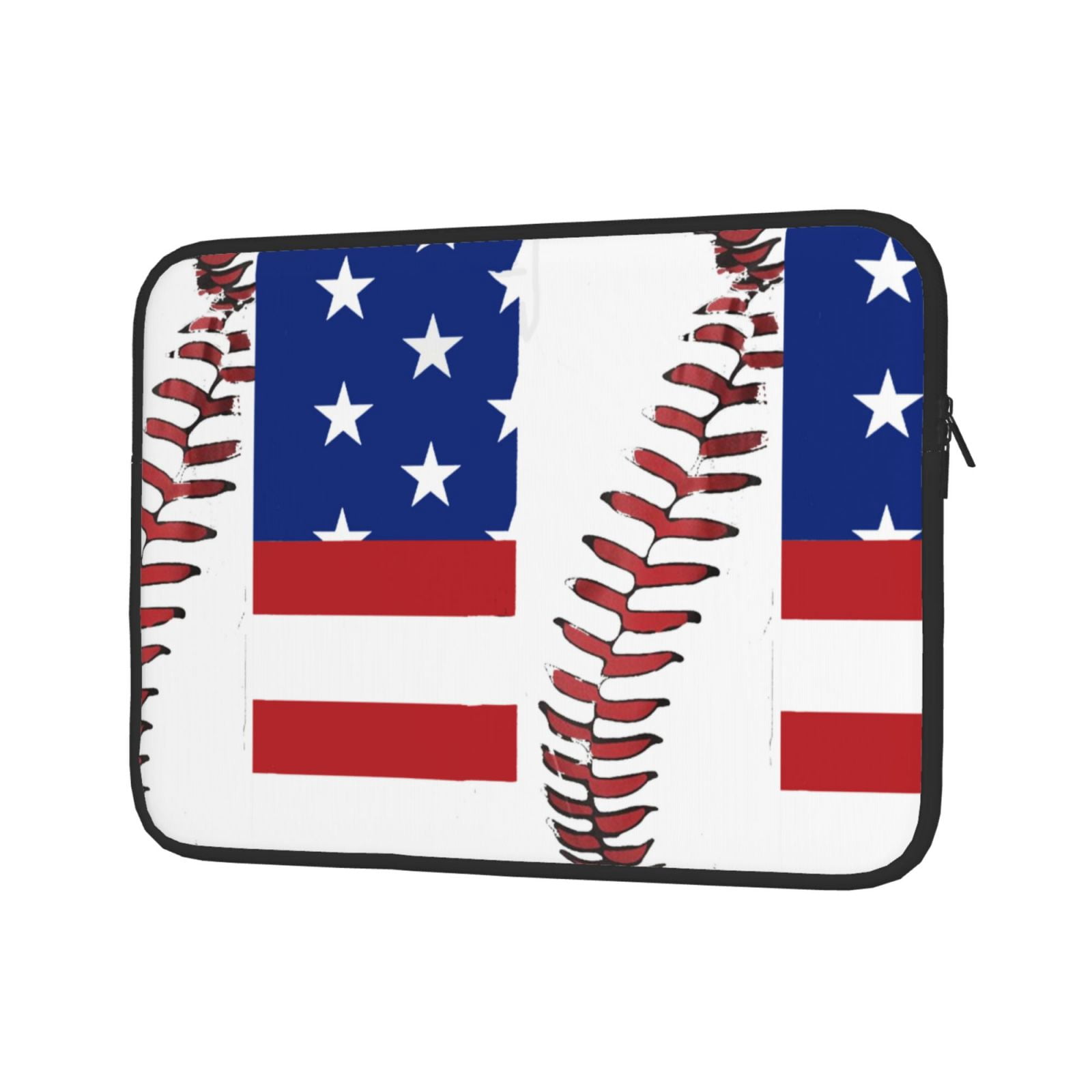 Baseball Lace Flag Laptop Sleeve Case Neoprene Carrying Bag laptop case ...
