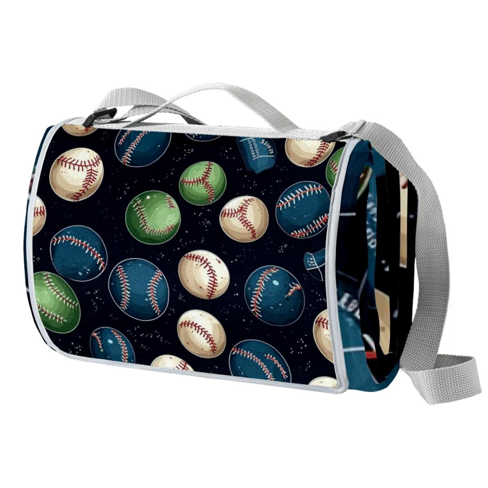 Baseball Large Picnic Mat for Outdoor Activities & Beach Trips ...