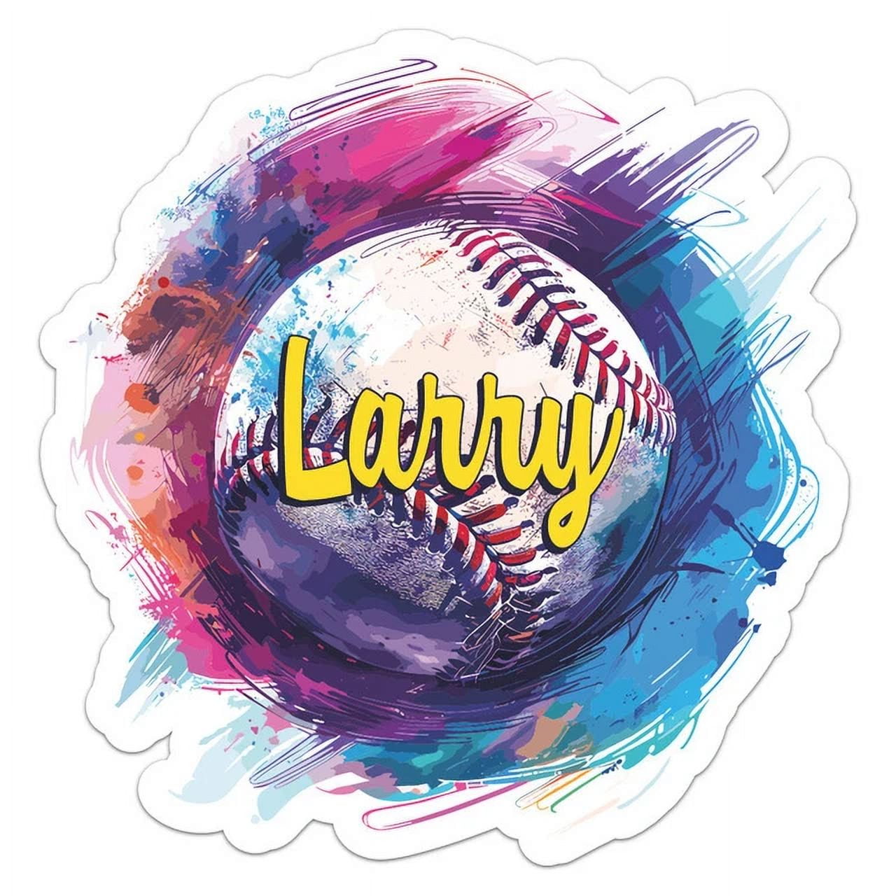 Baseball Larry Sticker Phone Decal Water Bottle Stickers Car Decals ...