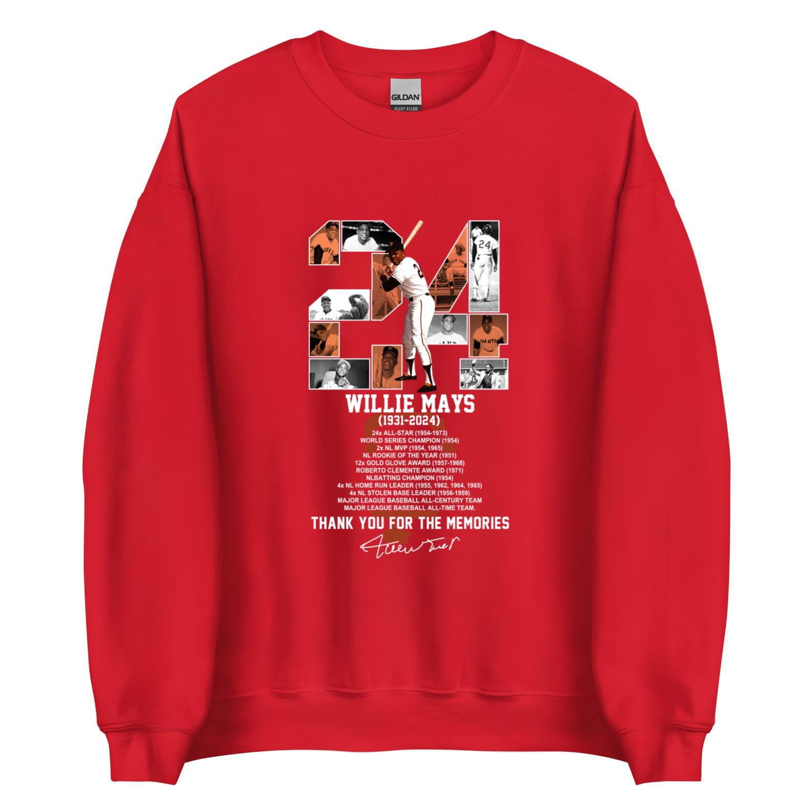 Baseball Legend Memorial Tribute Shirt, Classic Number 24 Graphic Tee ...