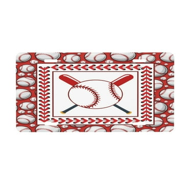 Yehwow American Flag Jesus Cross Metal Car Plate Aluminum License Plate ...