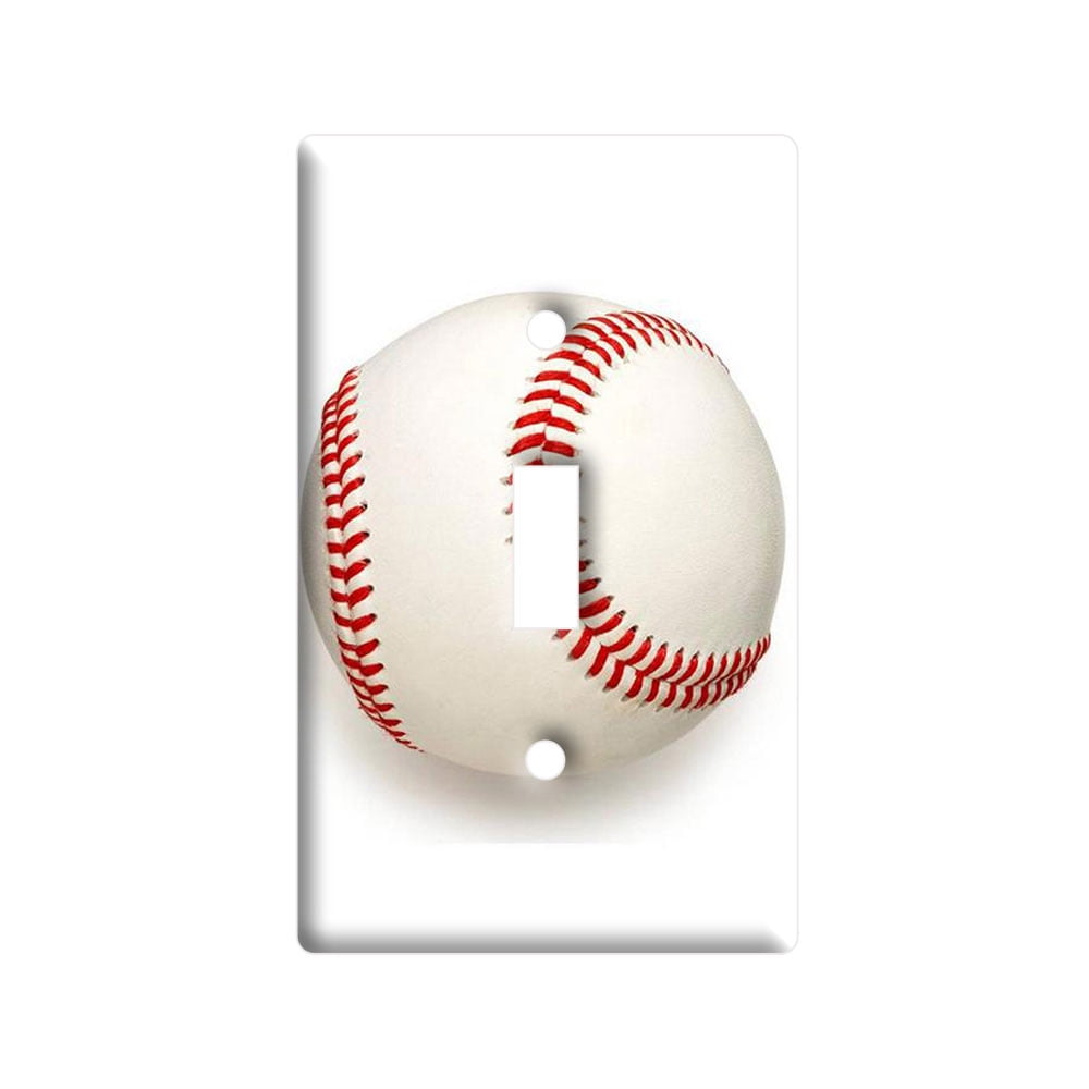 Baseball Light Switch Covers
