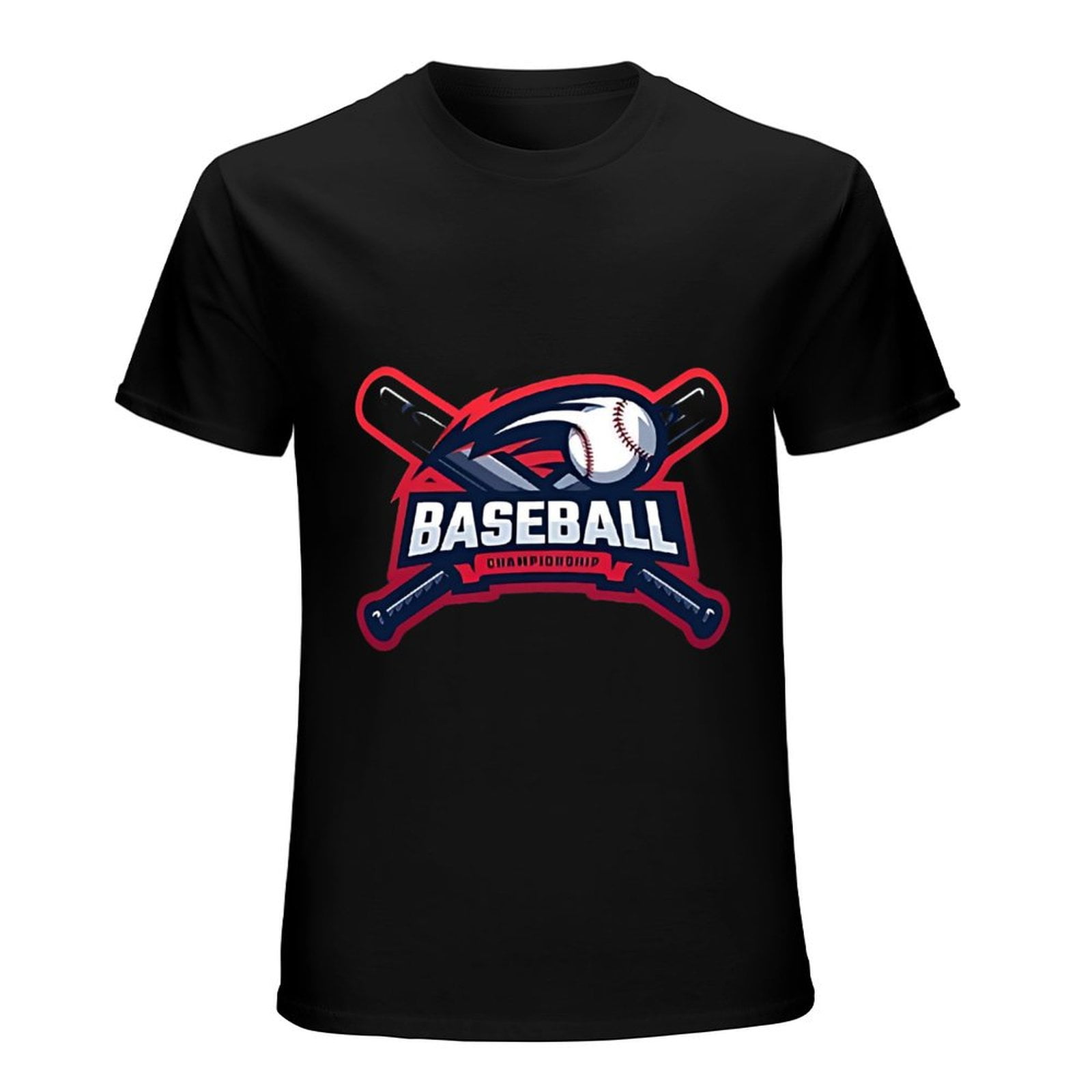 Baseball Logo Men's T-Shirt Classic Sports Design Athletic Tee ...
