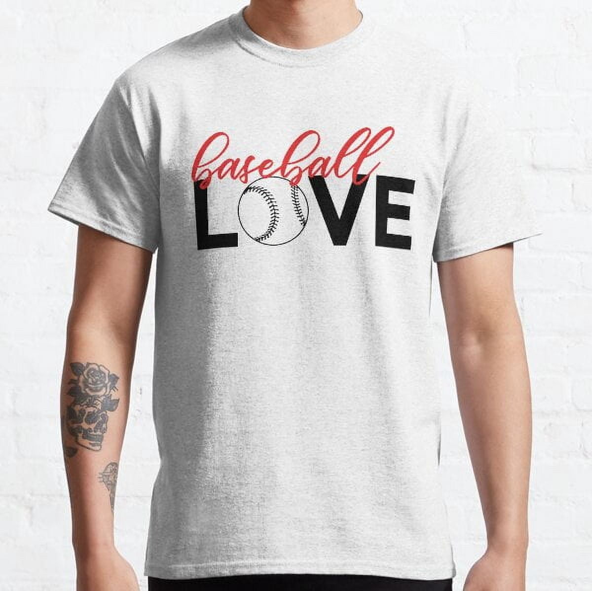 Baseball Love Mom Dad Sport Fun Classic T-shirt - Walmart.com