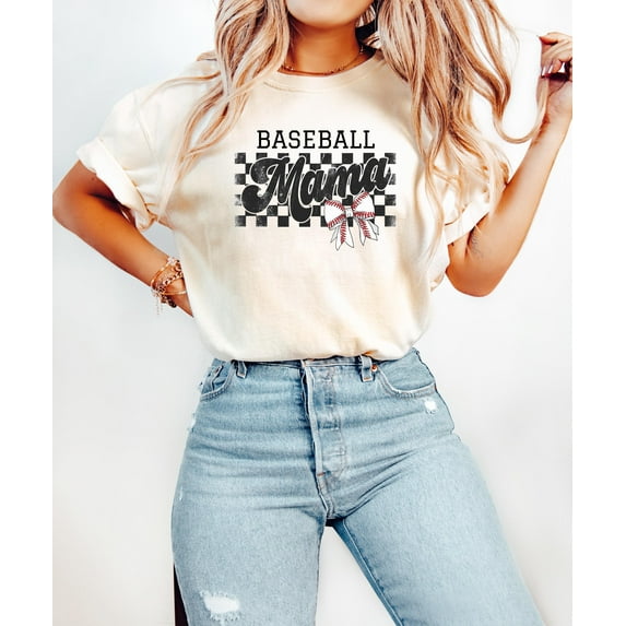 Baseball Mama Bow Shirt, Mothers day Gift For Baseball Mom, Gift For ...