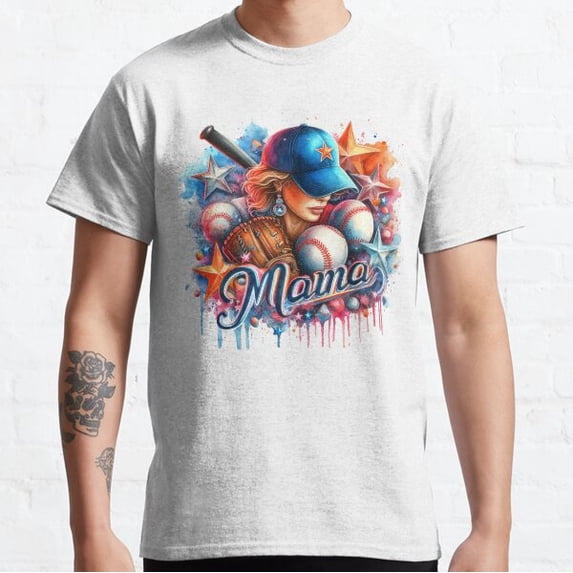 Baseball Mama Classic T-shirt - Walmart.com