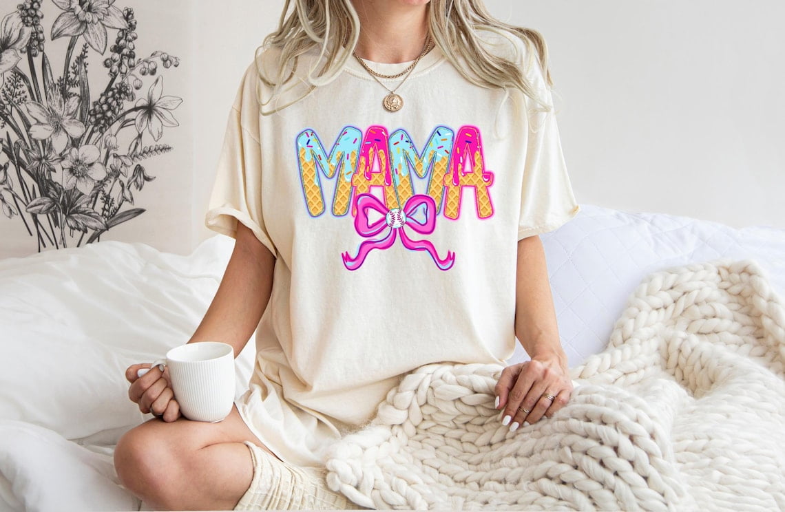 Baseball Mama Drip Shirt, Baseball Mama Shirt, Baseball Mom Dripping ...
