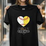 Baseball Mama Grandma Softball Funny Graphic Sport Apparel Gift Casual ...