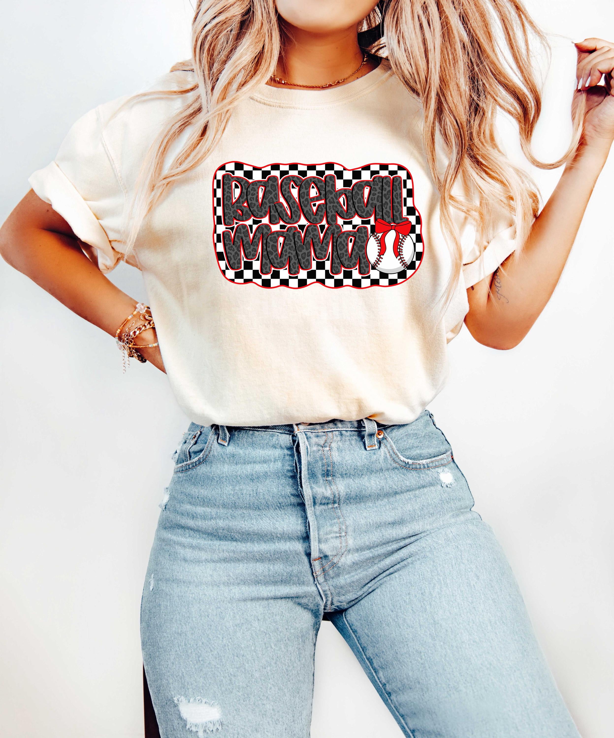 Baseball Mama Shirt, Baseball Mama Coquette Bow Shirt, Baseball Lover ...