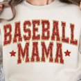 Baseball Mama Shirt, Faux Sequin Glitter Mama Baseball Shirt, Mama ...