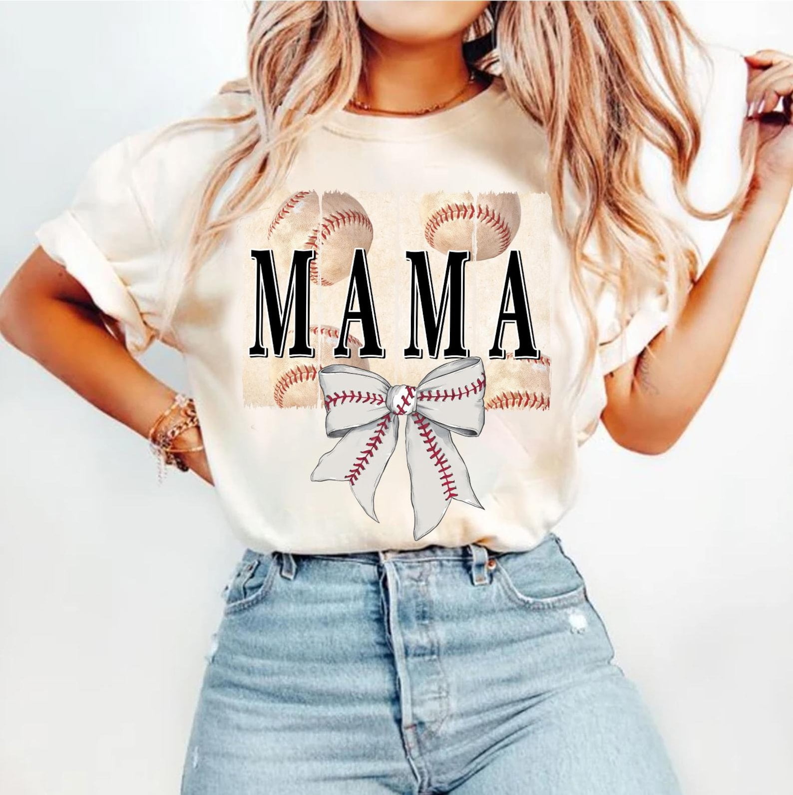 Baseball Mama Shirt, Vintage Baseball Coquette Shirt, Baseball Mom Tee ...