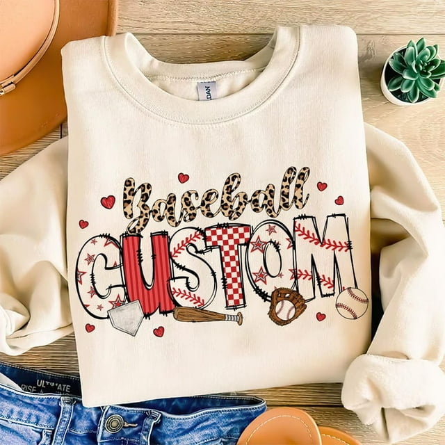 Baseball Mama Sweatshirt, Custom Coquette Game Day Shirt, Baseball Bow ...