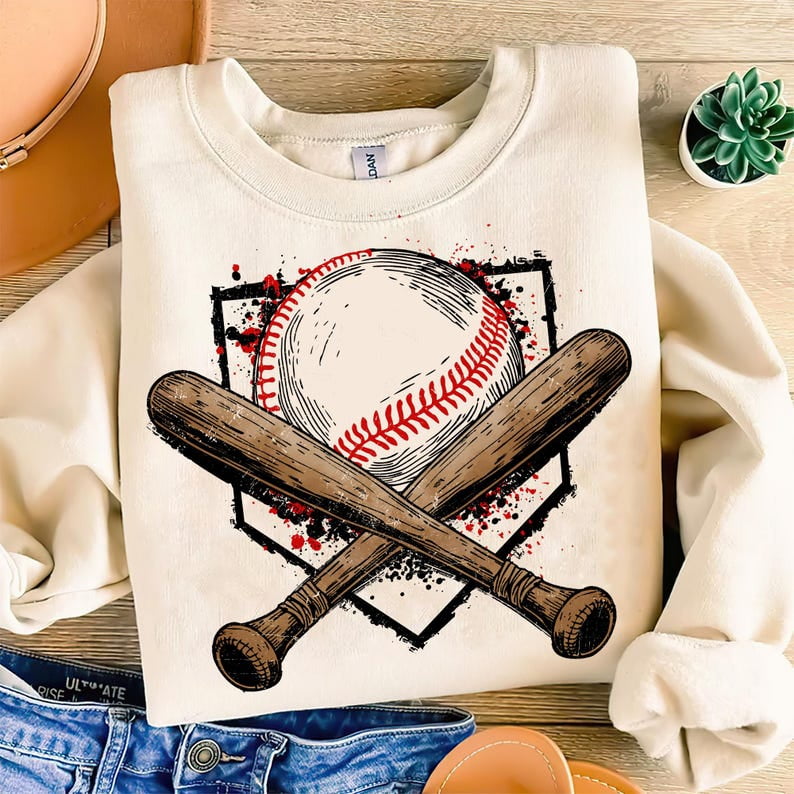 Baseball Mama Sweatshirt, Retro Game Day Shirt, Baseball Season ...