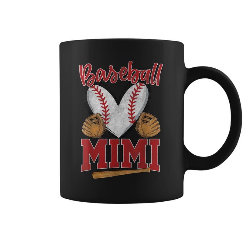 Baseball Mimi Baseball Player Grandma Baseball Game Day Coffee Mugs ...