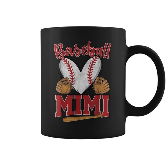 Baseball Mimi Baseball Player Grandma Baseball Game Day Coffee Mugs ...