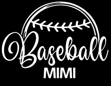 Premium Baseball Mimi - Vinyl Decal/Sticker for Car Window - Walmart.com