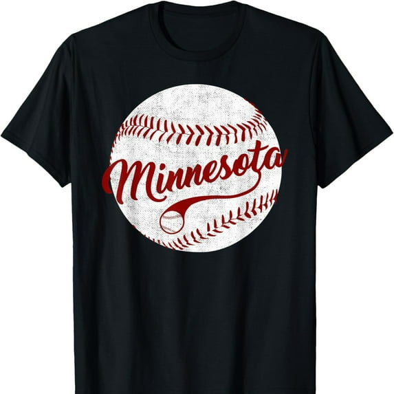 Baseball MinneS1ota Team Love Twin City National Pastime M1en T-S1Hirt ...