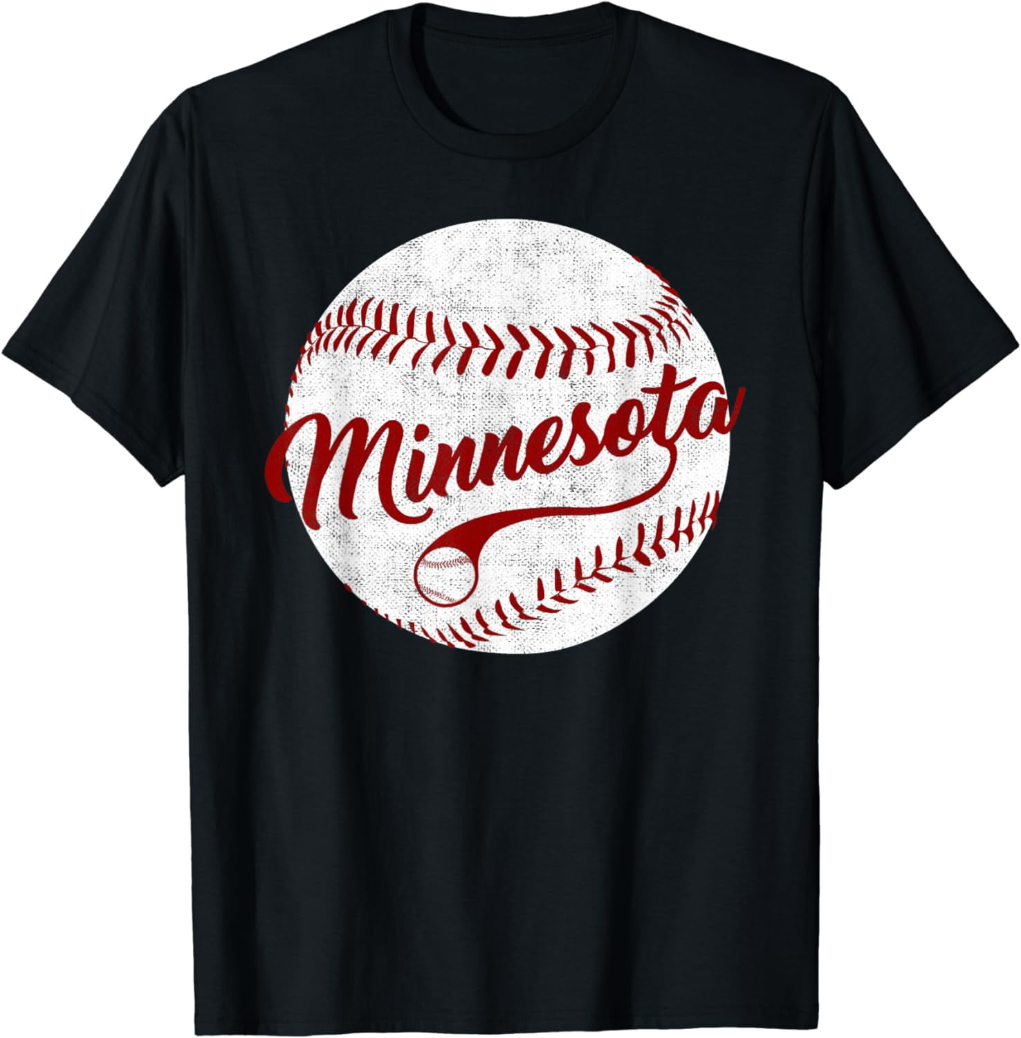 Baseball Minnesota Team Love Baseball National Pastime Men T-Shirt ...