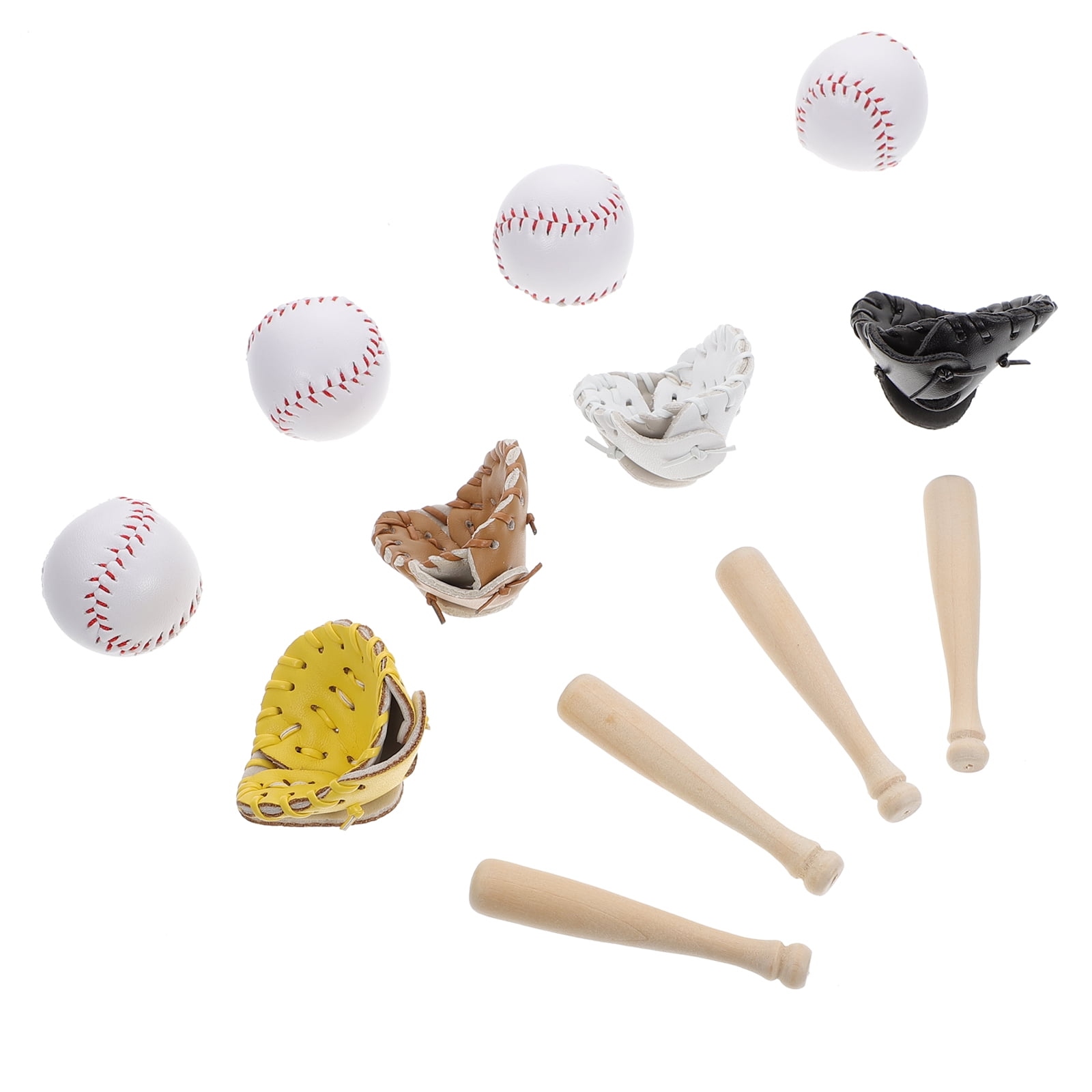 Baseball Model 4 Sets DIY Supply Mini Glove Suit Key Chains Fob ...