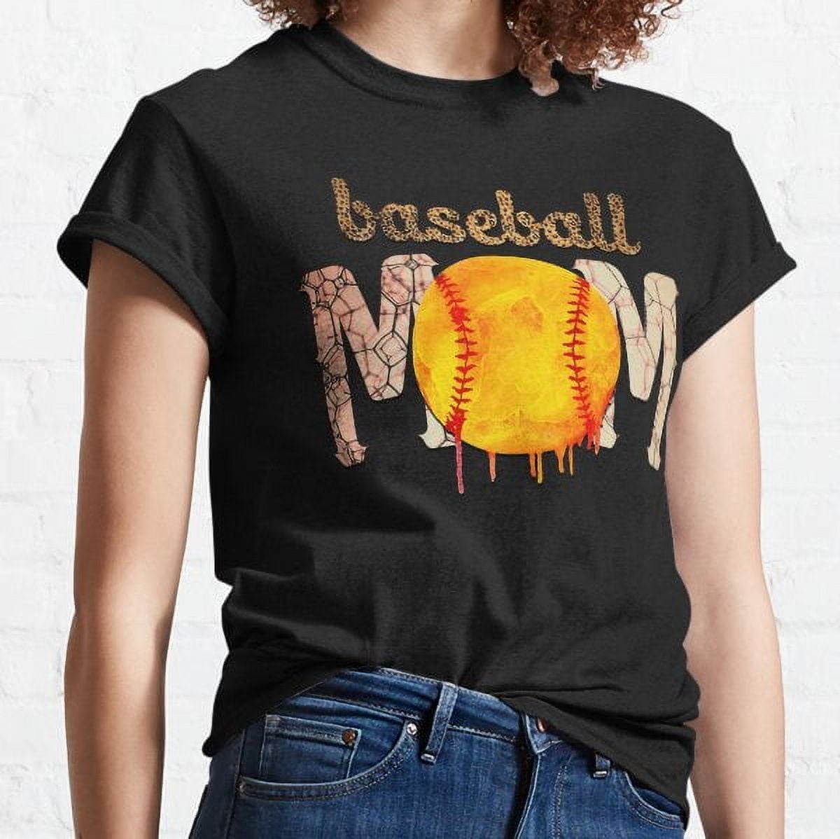 Baseball Mom Apparel For Baseball Season Classic T-shirt - Walmart.com