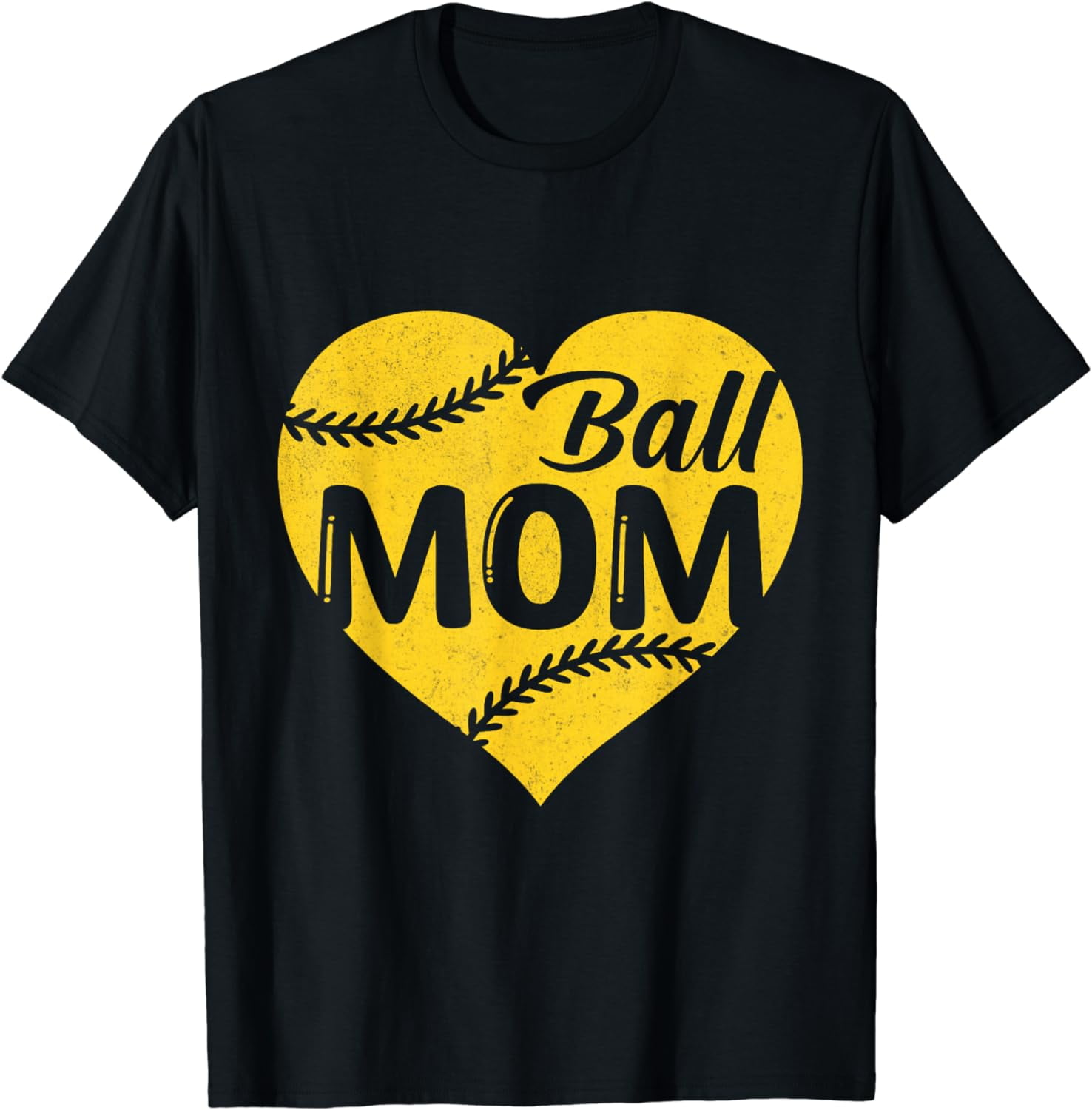 Baseball Mom Ball Mom Mother Softball Cheer Mom T-Shirt - Walmart.com