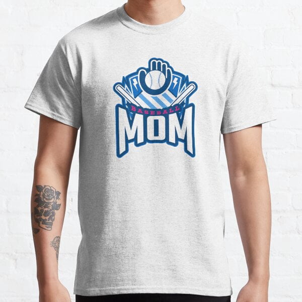 Baseball Mom Blue Classic T-shirt - Walmart.com