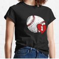 Baseball Mom Numbers 1 Pitcher Positions Cool Classic T-shirt - Walmart.com