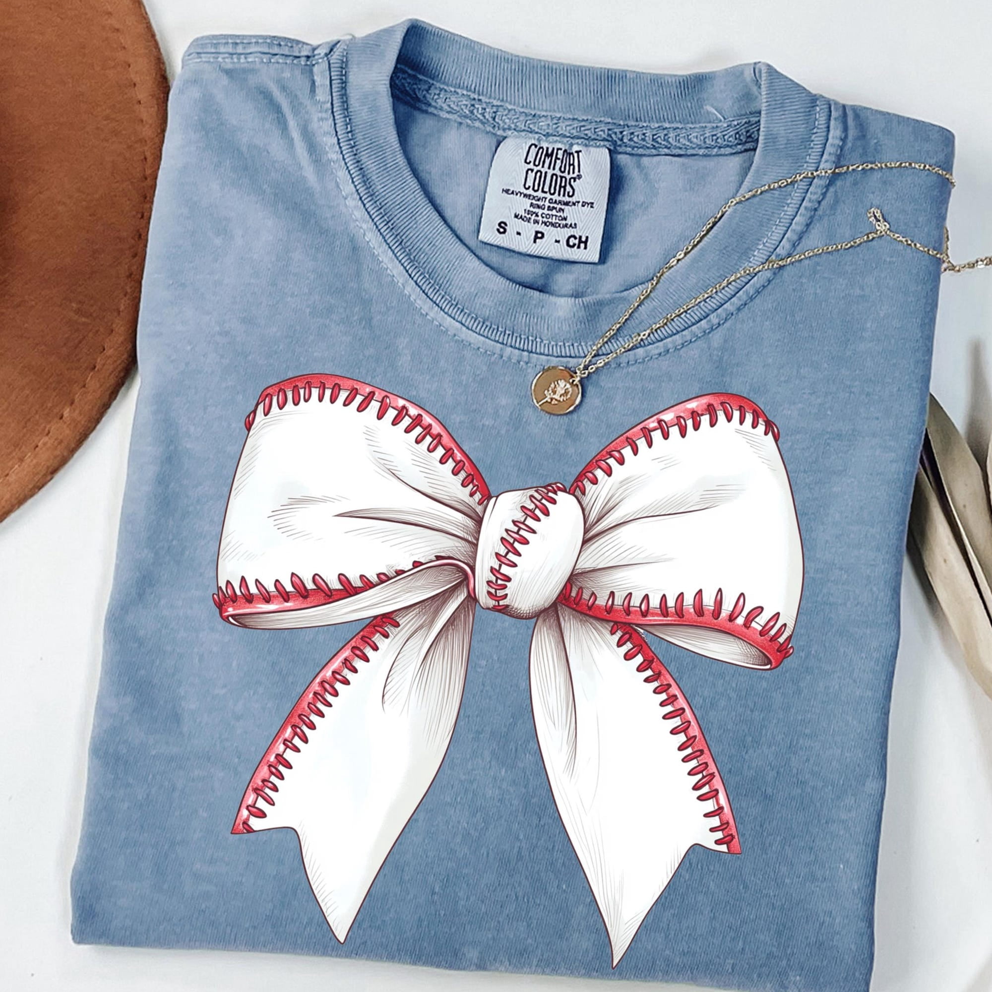 Baseball Mom Shirt Baseball Bow Tshirt Coquette Baseball Game Day Tee ...