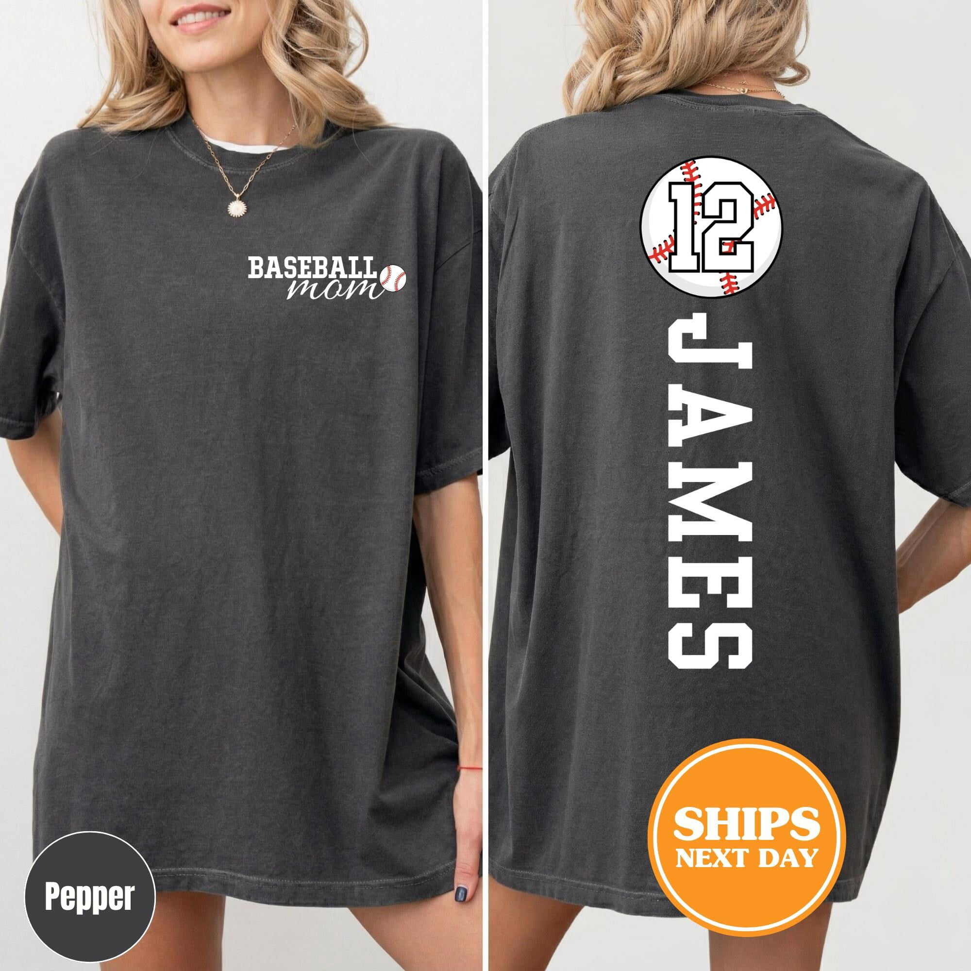 Baseball Mom Shirt Custom Baseball Shirt Baseball Game Day Baseball ...