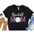 Baseball Mom Shirt Leopard Designs Mom Shirt Baseball Lover Shirt ...