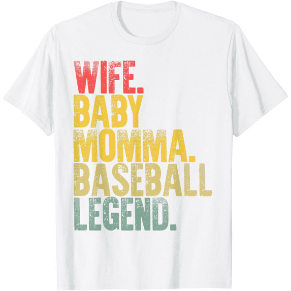 Baseball Mom Shirt Women, Loud Proud Baseball Mom T-Shirt for Game Day ...