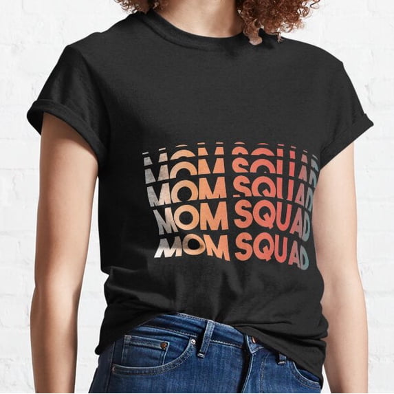 Baseball Mom Squad Best Friend Womens Classic T-shirt - Walmart.com
