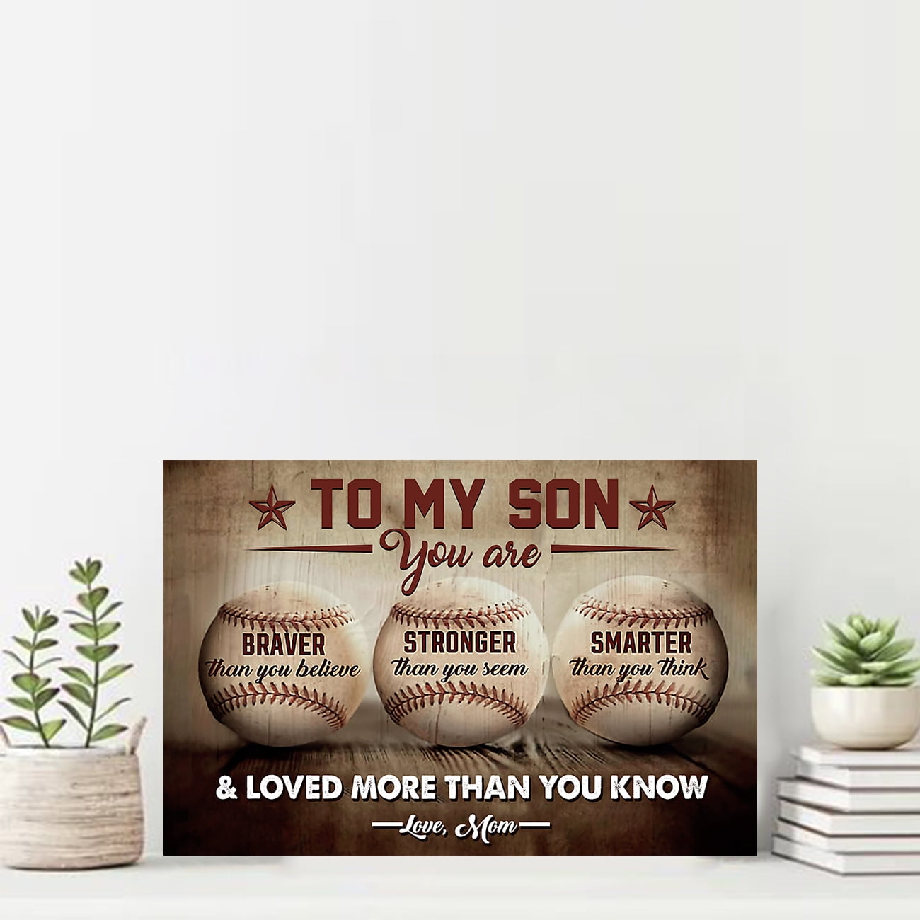 Baseball Mom - To My Son Poster Baseball Poster Gift for baseball Lover ...