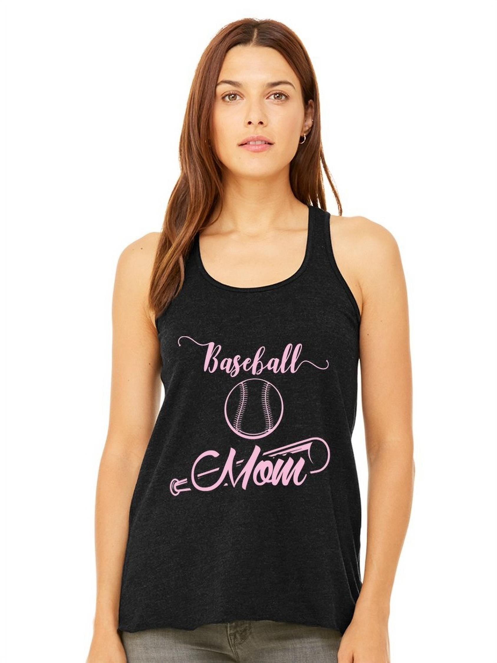 Baseball Mom Women's Flowy Racerback Tank - Walmart.com