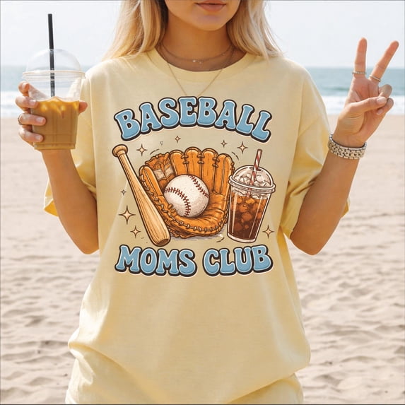 Baseball Moms Club Tshirt Gameday Baseball Shirt Sports Mom Teeana2888 ...