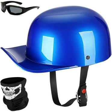 Baseball Cap Helmet Electric Moped Riding Helmet, DOT Approved ...