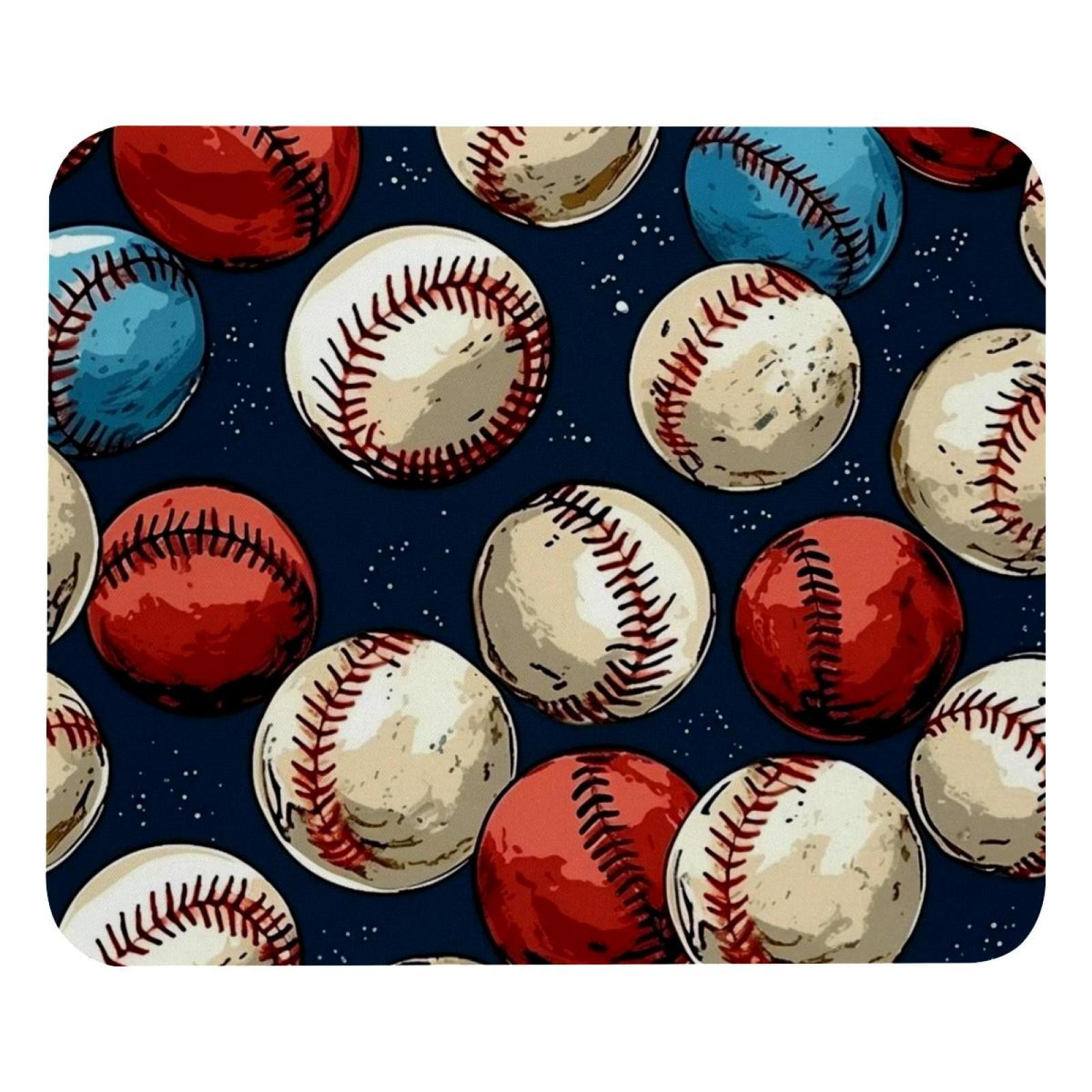 Baseball Mouse Pad, Cloth with Rubberized Base - Walmart.com