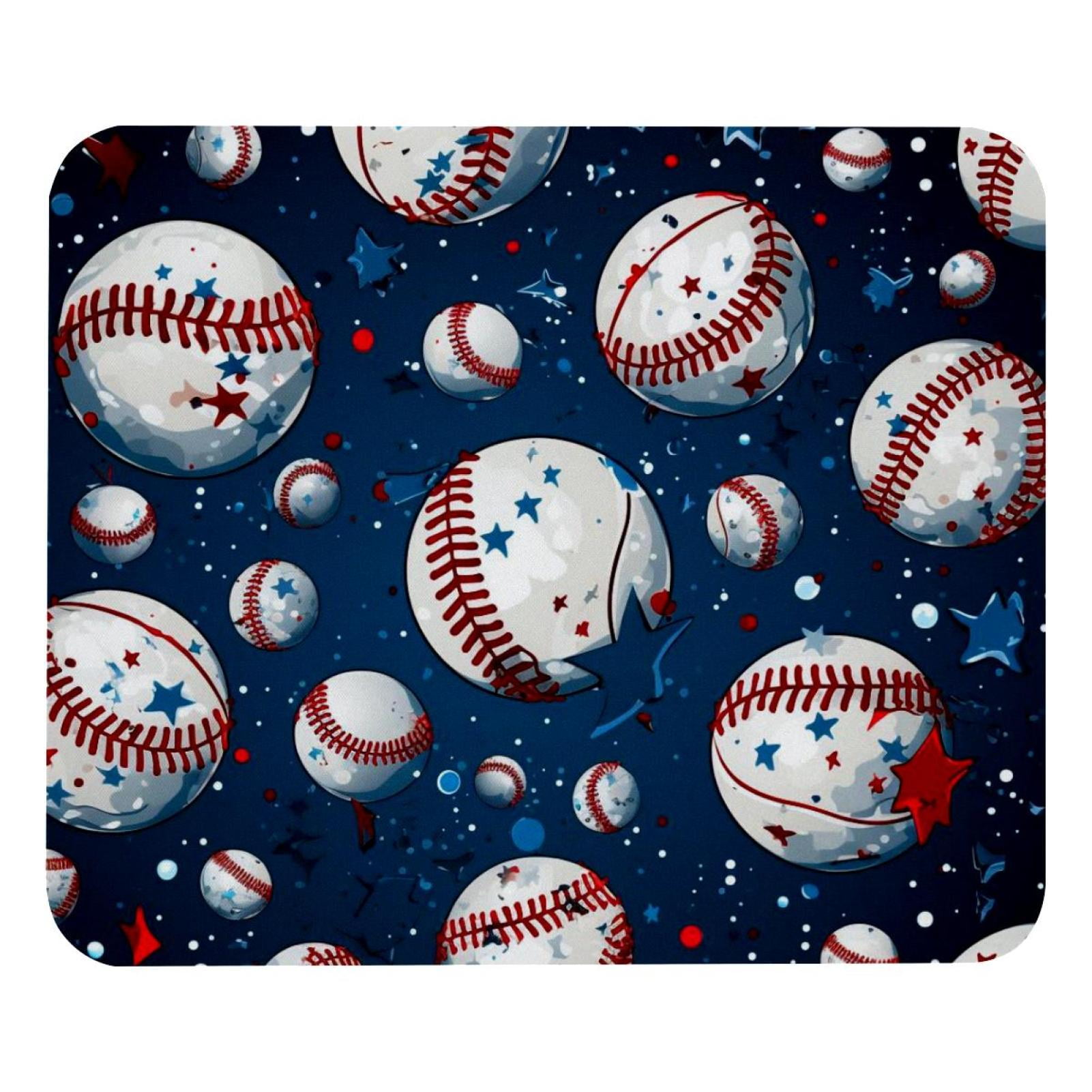 Baseball Mouse Pad, Cloth with Rubberized Base - Walmart.com
