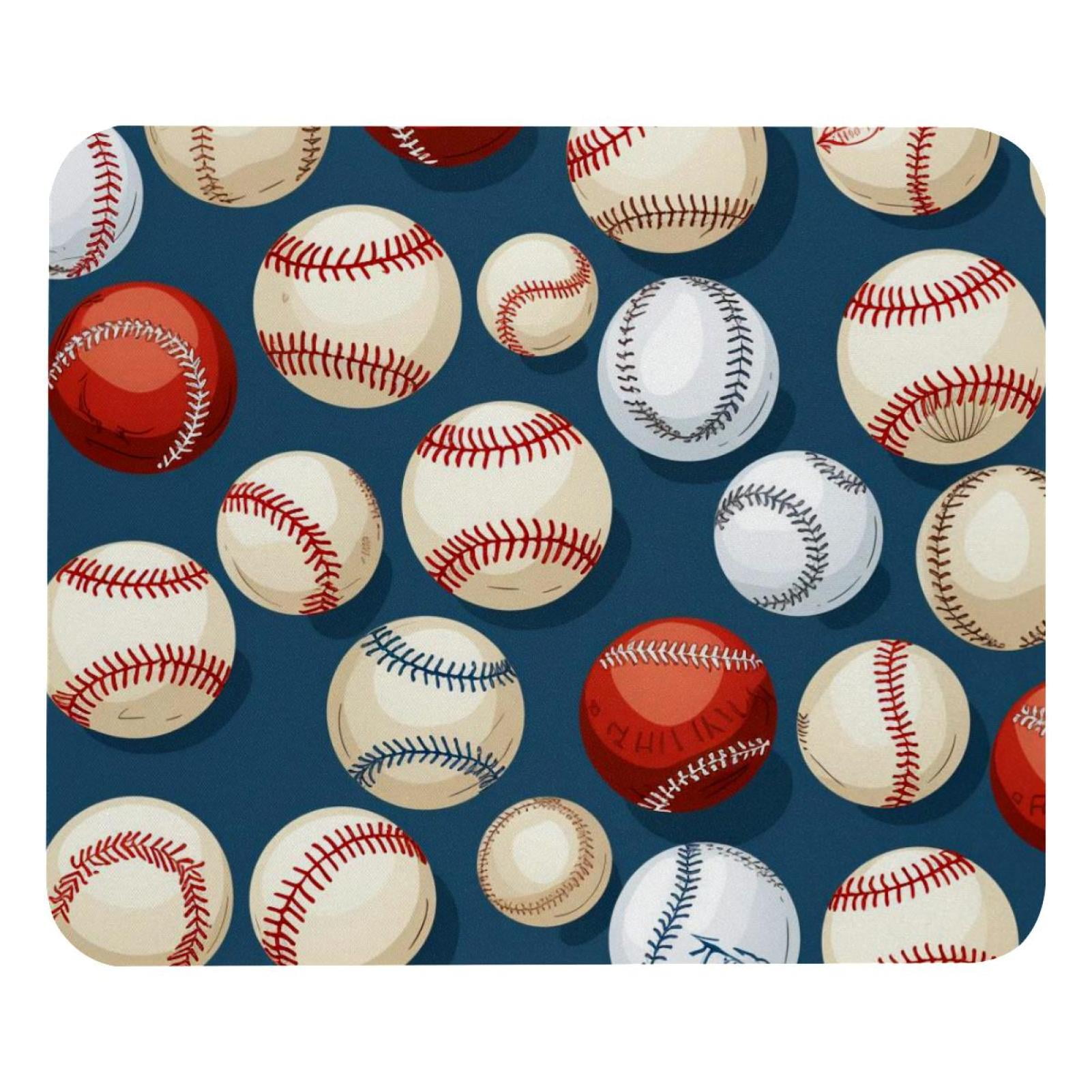 Baseball Mouse Pad, Cloth with Rubberized Base - Walmart.com
